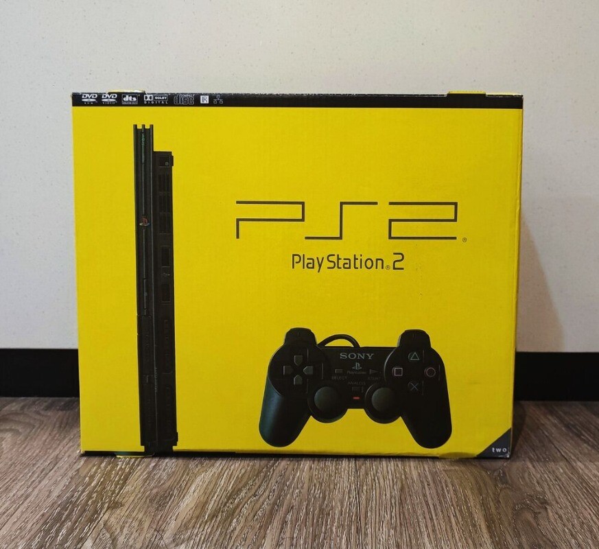 Sony PS2 PlayStation 2 Slim Region Free Console Full Retail Boxed ...