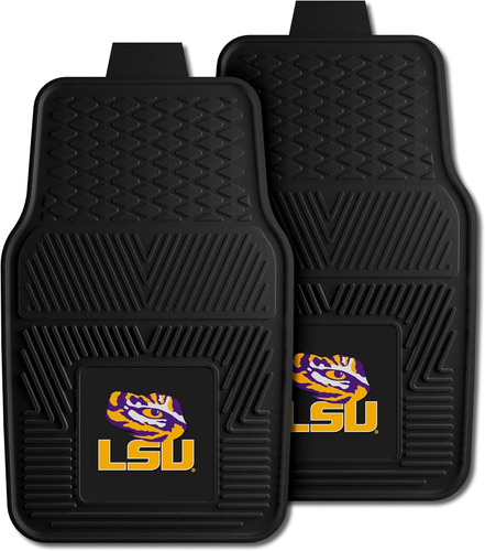 8747 LSU Tigers 2-Piece Heavy Duty Vinyl Car Mat Set, Front Row Floor ...