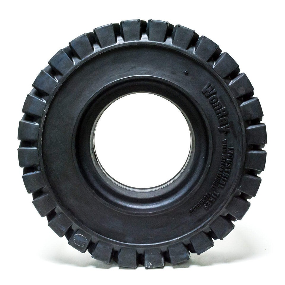 2PK 7.00-12 7.00x12 700x12 70012 7.00/12 Solid Flat Proof Forklift Tire ...