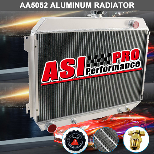 4 Row Aluminum Radiator For 1970-1972 Dodge Charger Coronet Plymouth ...
