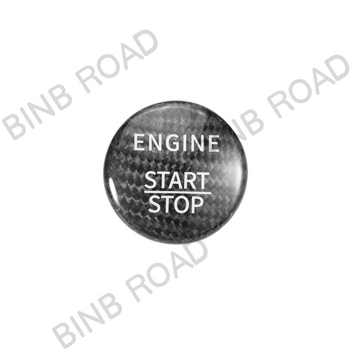 Engine Start Stop Button Sticker Cover Carbon Fiber for Mercedes Benz E ...