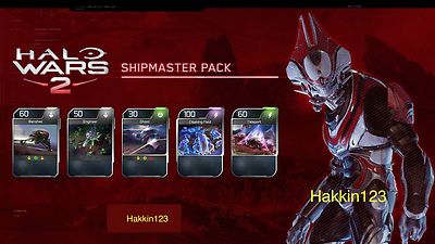 Halo Wars 2 Exclusive Shipmaster Blitz Pack XBOX ONE DLC Card HW2 | eBay