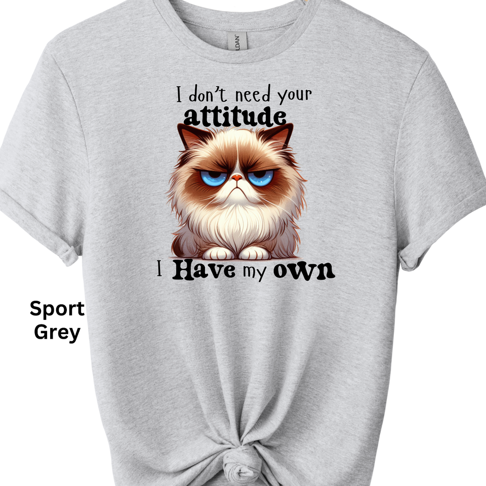 Funny Cat T shirt Graphic Print T shirt Unisex Novelty Tee Soft style T ...