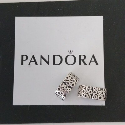 Pandora S-Clip Serpentine Swirl Charm 925 ALE 790338, Set of 2 | eBay