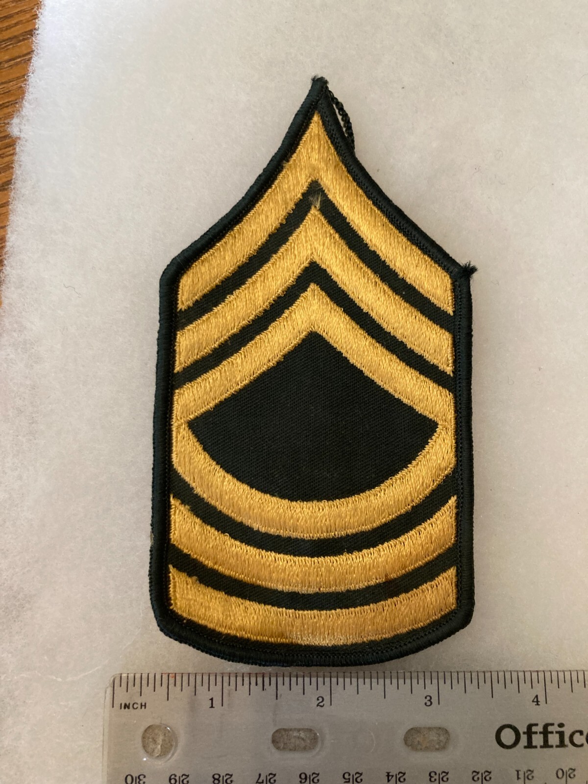 Authentic US Army Master Sergeant MSG E-8 Enlisted Rank Patch | eBay