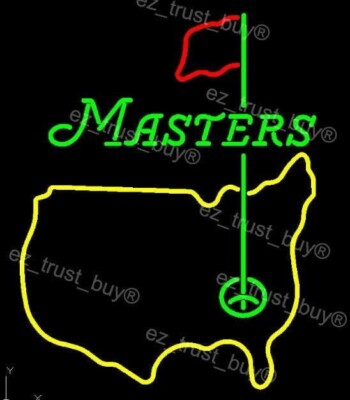 The Masters Neon Light Sign 20"x16” Eco friendly | eBay