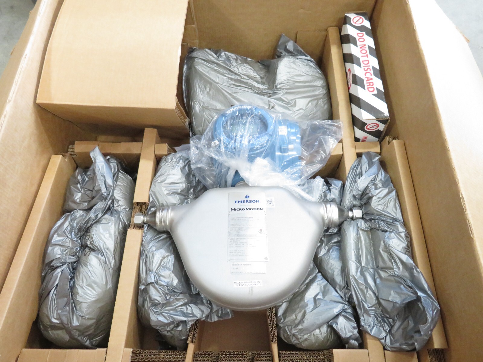 1/2" Micro Motion CMFS025M319NFA2EKZZ Sensor w/ 5700 Ethernet ...