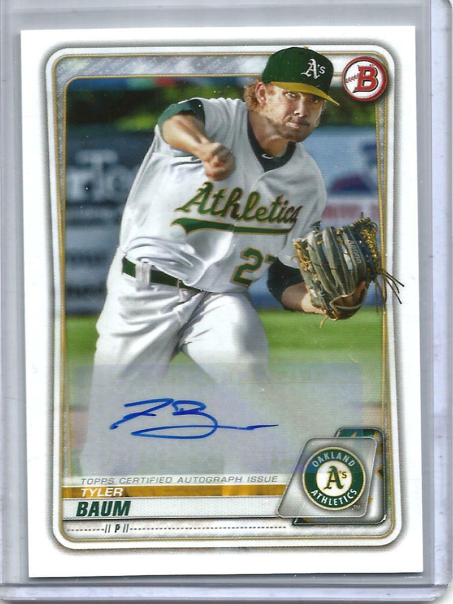Tyler Baum 2020 Bowman Autograph | eBay