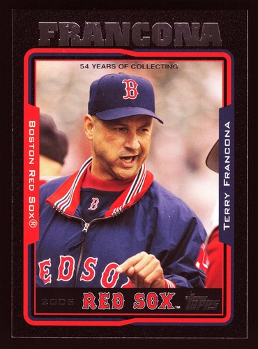 Terry Francona Boston Red Sox 2005 Topps Black #271 SN /54 | eBay