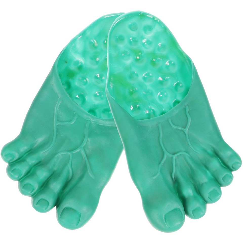 2 Pieces Feet Slippers Funny Weird Shoes Foot Costume Adult Halloween ...