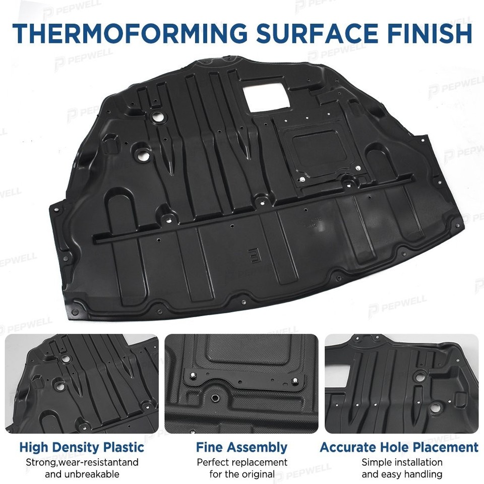 Front Engine Splash Shield Under Cover For 2014-2022 Infiniti Q50 Q60 ...