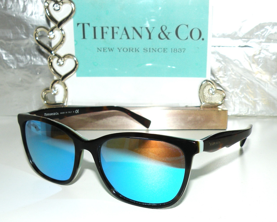 LUXURIOUS VTG TIFFANY & Co TF 2175 8134 HAVANA POLARIZED SUNGLASSES BOX ...