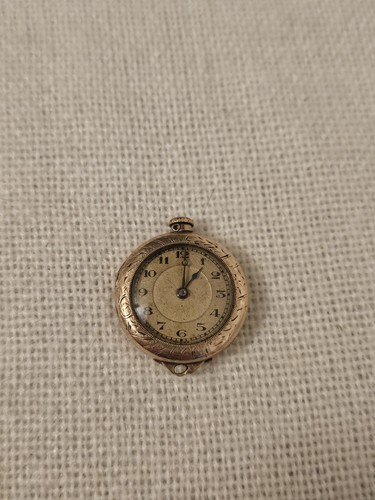 Vintage MUTUAL Watch Co Mini Pocket Watch. Gold Filled Case 15 Jewels ...