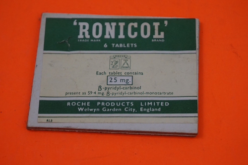 Ronicol Roche Physicians Sample EMPTY England NICE | eBay