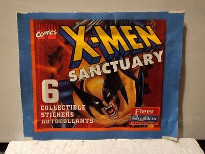 1996 Skybox X-Men Sanctuary Sticker Sealed Trading Card Pack NEW! | eBay
