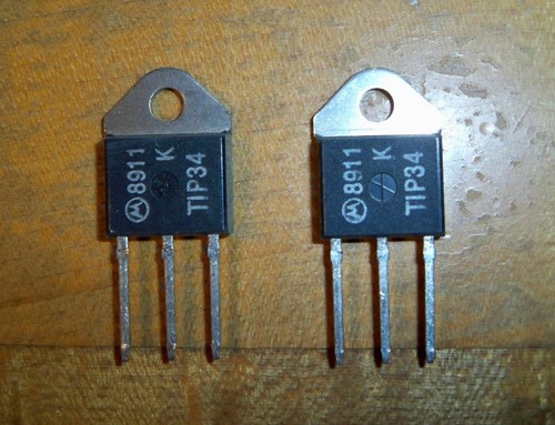 Lot of 2 new TIP34 transistors: Motorola, PNP SILICON POWER, TO-218 PACKAGE | eBay