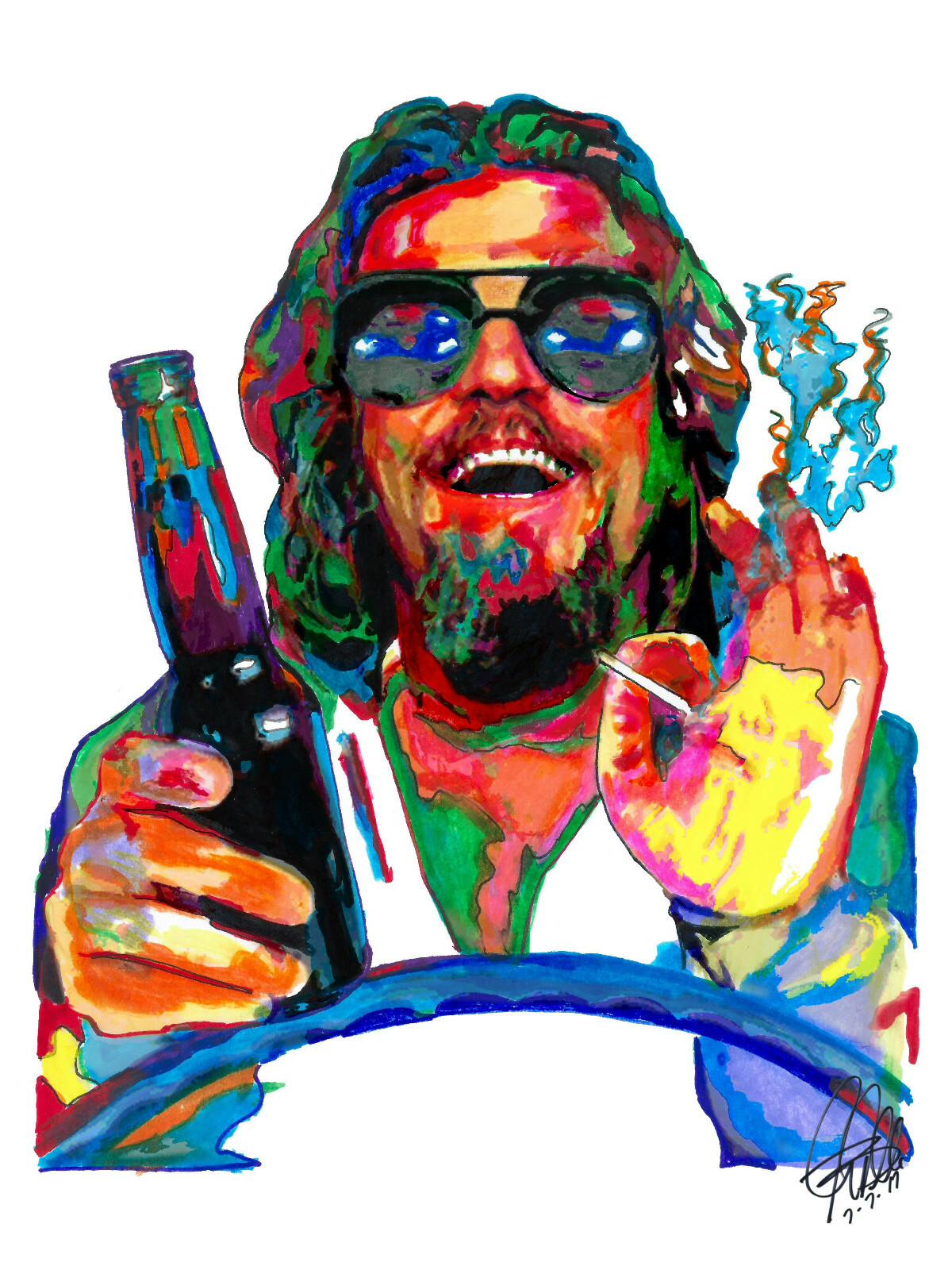The Big Lebowski The Dude Drawing