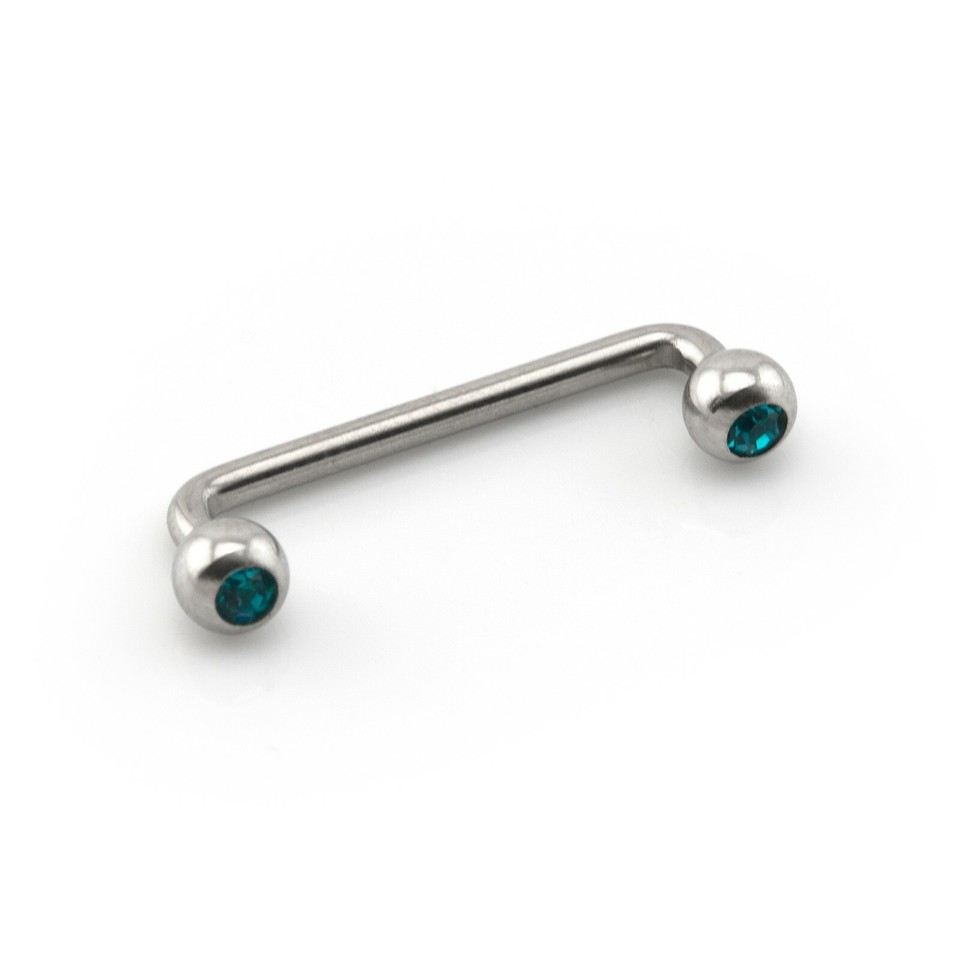 Staple Surface Piercing Barbell Bar 1.2mm(16g) 1.6mm(14g) Surgical ...