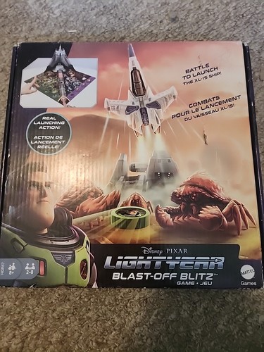 Disney Buzz Lightyear Blast-off Blitz Game Pixar Mattel New Sealed Box ...
