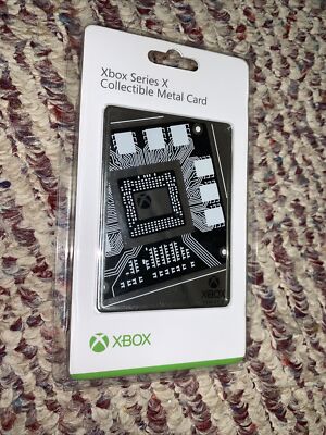New! Xbox Series X/S Collectible Metal Card Limited Edition Silver | eBay