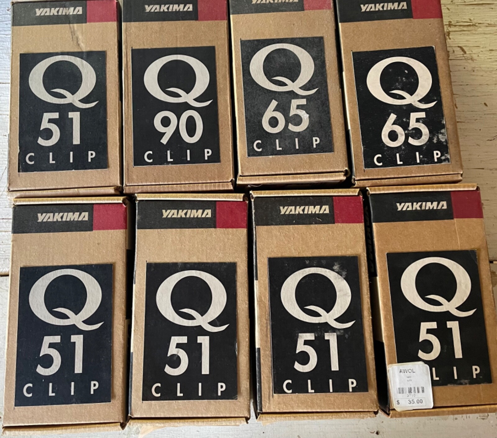Yakima Q CLIPS-2 per box- No pads or stickers | eBay