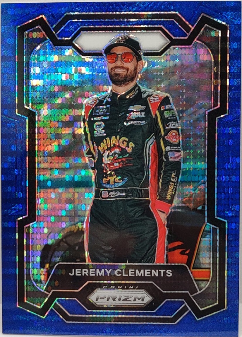 2024 Panini Prizm - Base Rides Jeremy Clements #63 Blue Pulsar Prizm ...