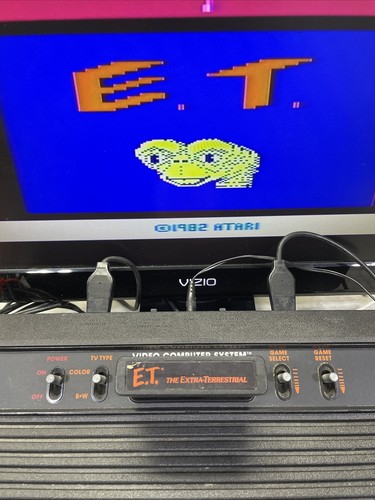 E.T. The Extra Terrestrial Video Game Cartridge For Atari 2600 System, 1982 | eBay