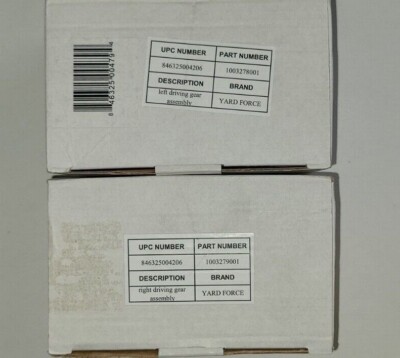 New OEM Right and Left Drive Gear Kits for Yard Force YF22-3N1SP-SC ...