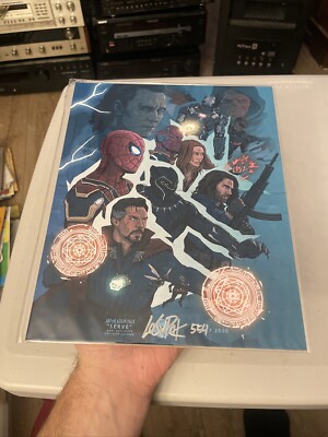 Bam Box Exclusive Marvel Fan Art INFINITY WAR Artist Signed 8x10 Art ...