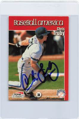1999 Team Best #93 Chris Truby Zephyrs Signed Auto *J706 | eBay