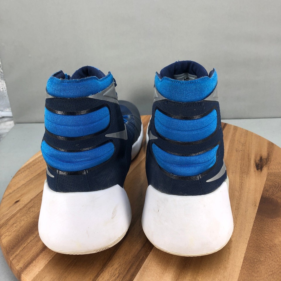 Nike Hyperdunk 2015 TB Basketball Shoes Mens 15 Navy Blue Silver ...