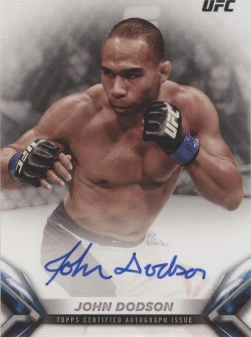 2018 Topps UFC Knockout - Knockout Autographs John Dodson #KA-JD /299 ...