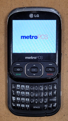 LG Imprint MN240 - Silver and Black ( MetroPCS ) Very Rare CDMA Slider ...