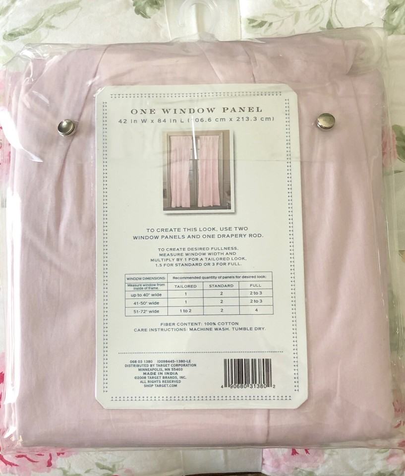 Rachel Ashwell Simply Shabby Chic Pintuck Smocked Window Panel Pink ...