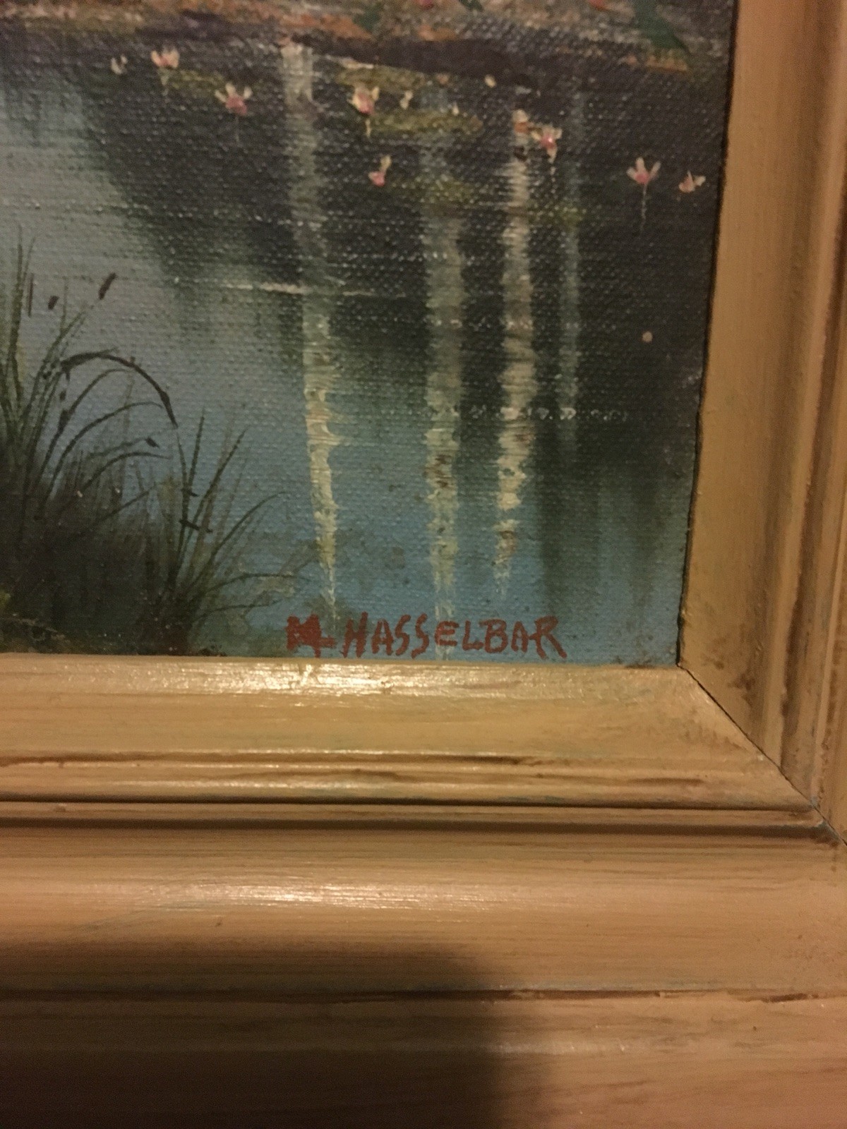 Listed Artist Michael Hasselbar (1900-1949) Oil On Board | eBay