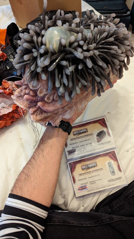 FALLING SKIES Original Production Made Prop Dornia Alien Creature ...