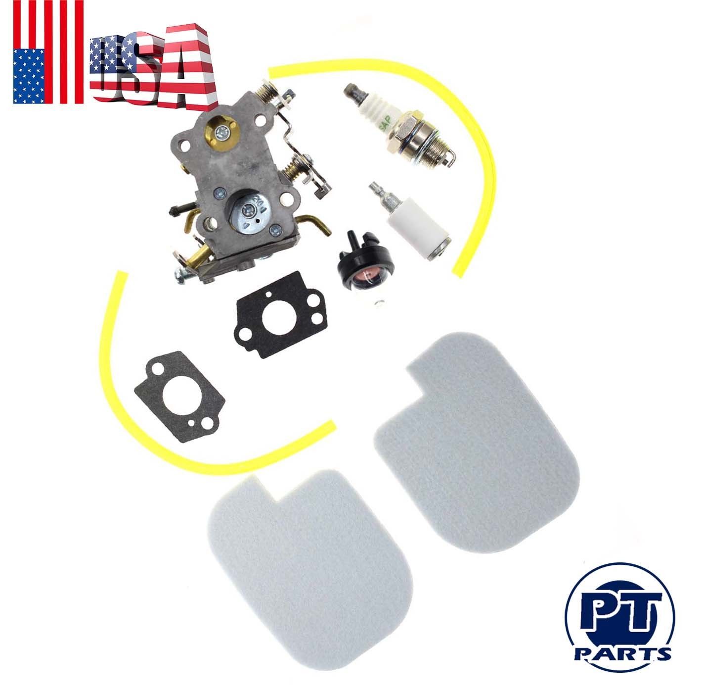 Carburetor Kit For Poulan Zama C1M-W26C 545070601 545040701 530035590 ...