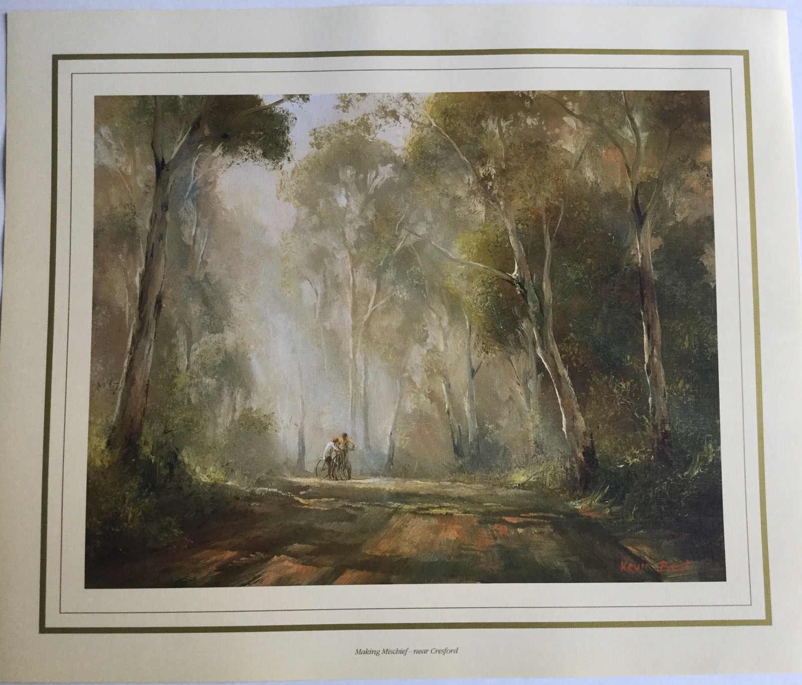 New Kevin Best Artist Painting Print - Making Mischief - near Cresford ...