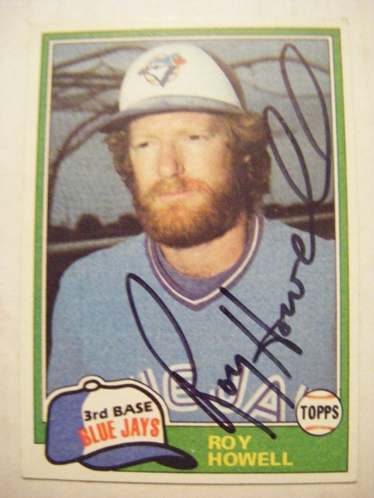 ROY HOWELL signed BLUE JAYS 1981 Topps baseball card AUTO LOMPOC CA ...