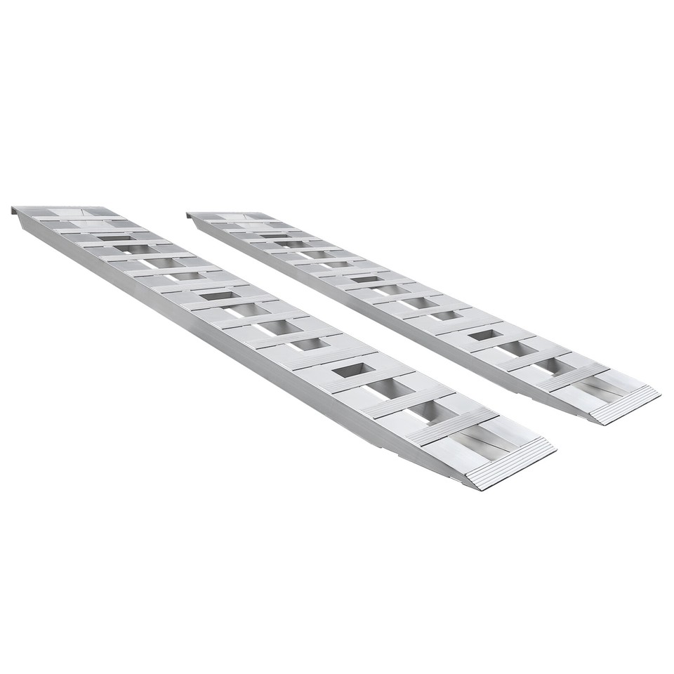 2pcs Aluminum Trailer Ramps Loading Ramps Truck Car Auto Trailer Ramps ...