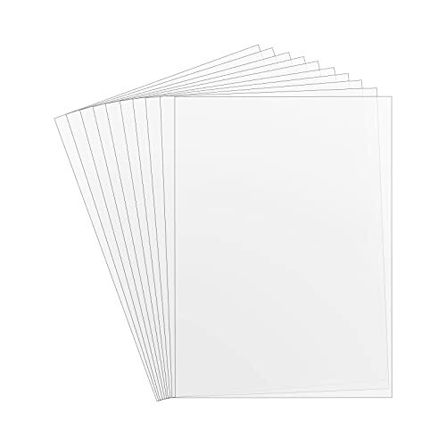 wocpvm 10 Pcs Fogli Plastica Trasparente Fogli Vuoti Per Stencil Fogli ...