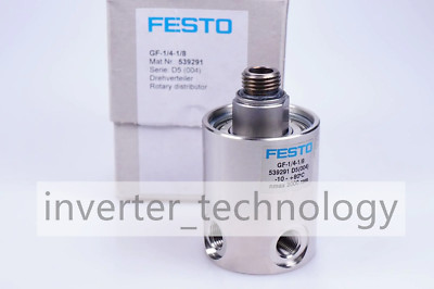 1pc New Festo GF-1/4-1/8 Rotary Air Distributor 539291 Rotating Gas ...