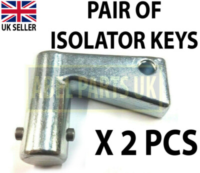JCB PARTS -- PAIR OF ISOLATOR KEYS FOR ISOLATOR SWITCH -- PART NO. 701/ ...