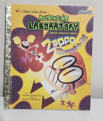 Vintage Dexters Laboratory Book A Little Golden Book Collecters First ...