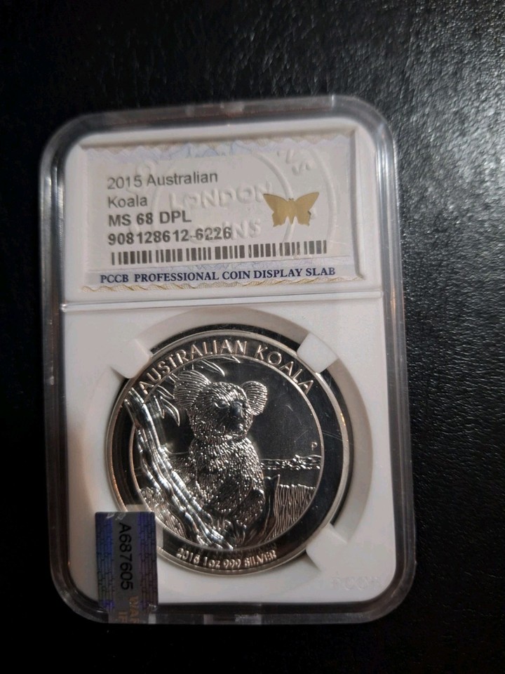 2015 Australian Dollar 999 fine silver koala bullion coin. in sealed ...