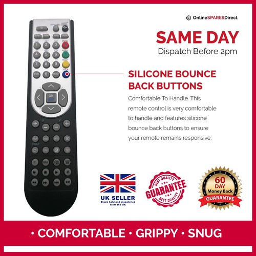 Replacement For TECHWOOD TV Remote Control For LED24916DVDFHD LED-24916 ...