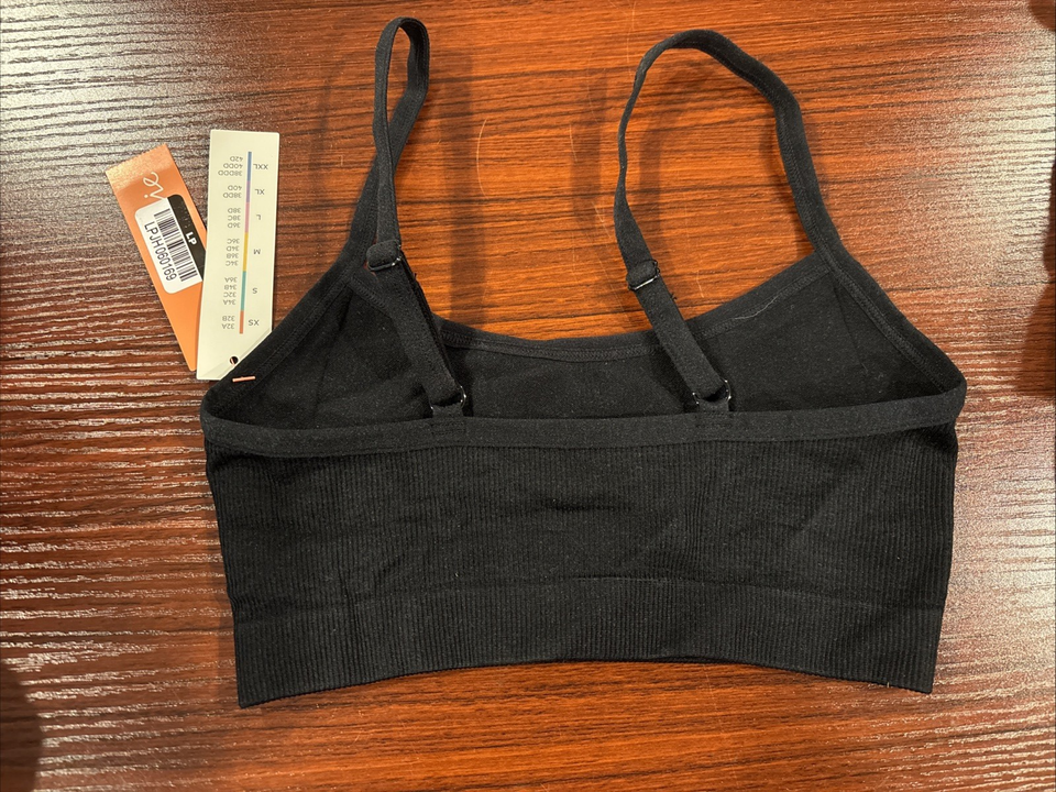 Women's Black Bralette Colsie Size M | eBay