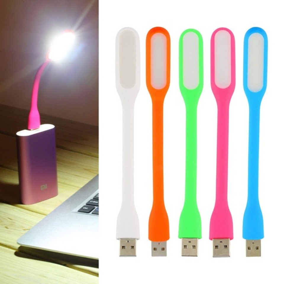 5 Pcs Usb Reading Lamps Charging Computer Monitor Light LED Mini Night ...