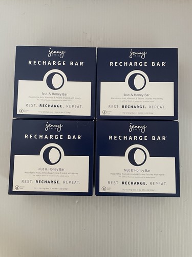 Jenny Craig Nut & Honey RECHARGE BARS ~ 4 Boxes of 7 Bars Each All BB ...