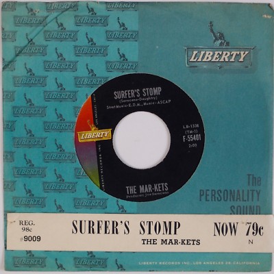 MAR-KETS: Surfer’s Stomp US Liberty Surf Rocker w/ Store Strip Rare 45 ...